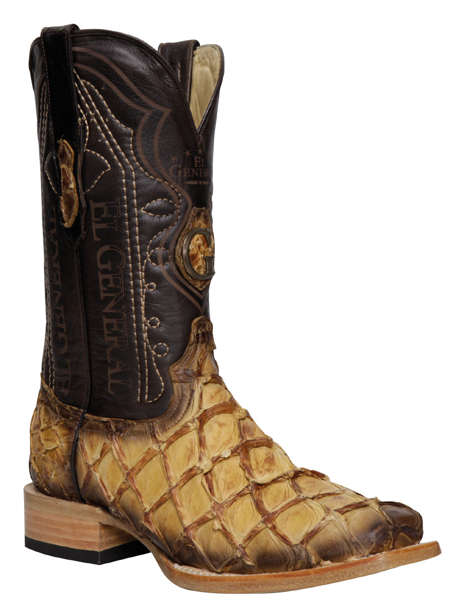 El General Men's Exotic Monster Fish Rodeo Cowboy Boots - Orix 45086 ...